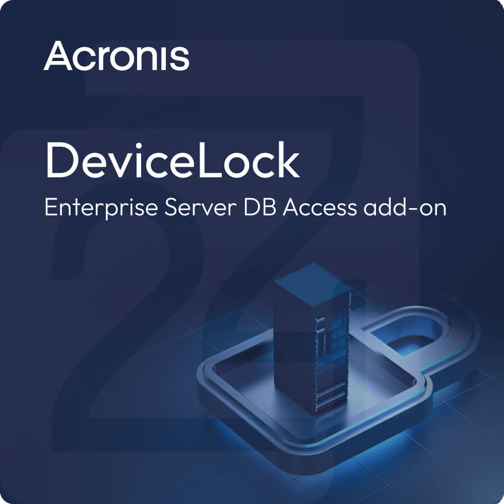 Acronis DeviceLock Enterprise Server DB Access add-on