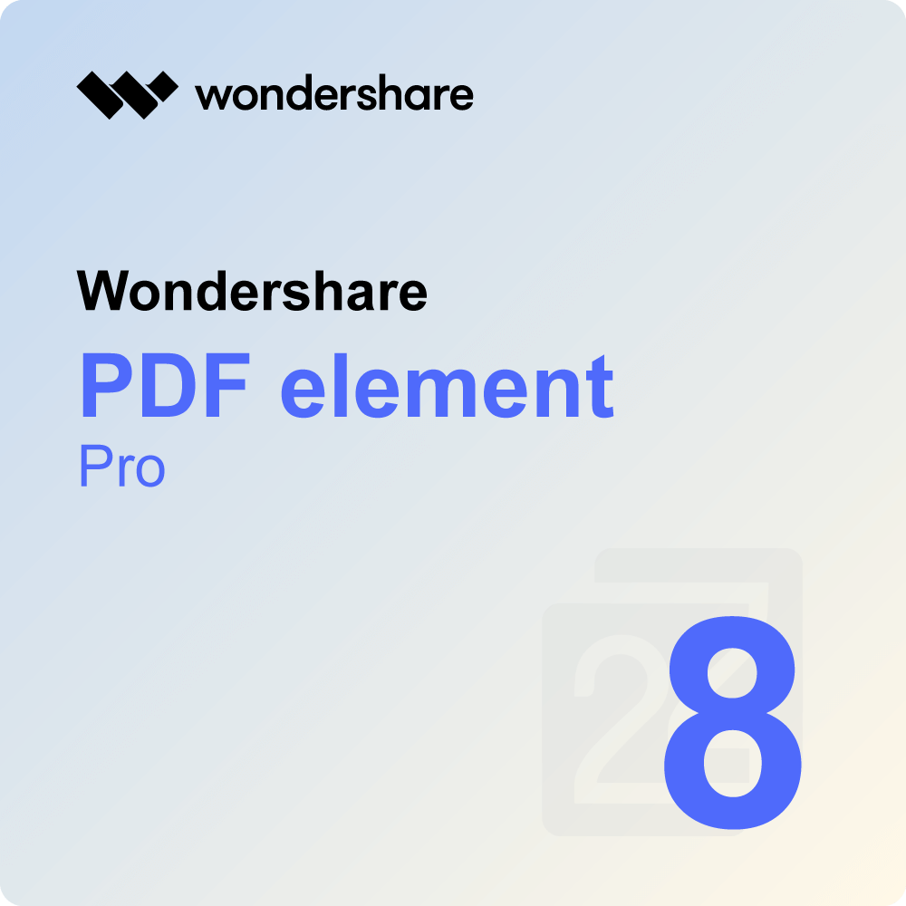 Wondershare PDF element 8 Pro