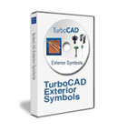 TurboCAD 3D Exterior Symbols Pack, English | Blitzhandel24