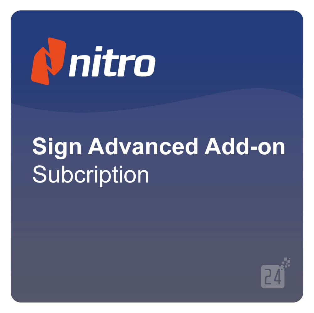 Nitro Sign Advanced Add-on Subscription ML ESD