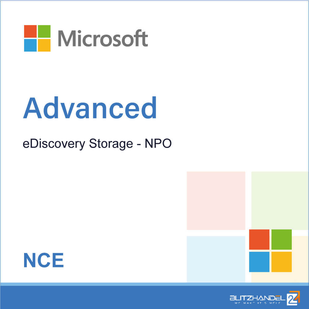 Microsoft Advanced eDiscovery Storage - NPO (NCE)