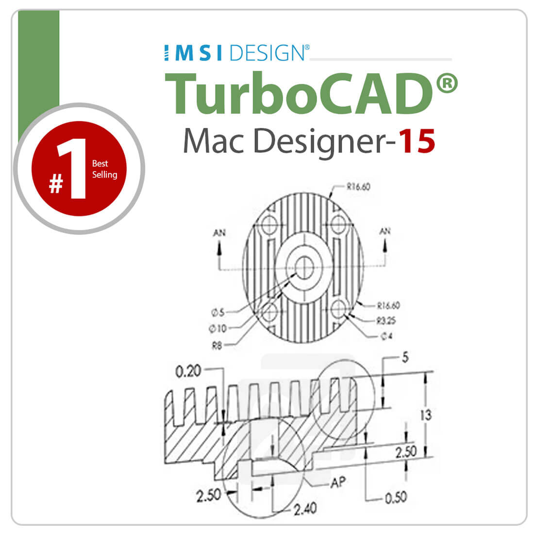 TurboCAD Mac 15 Designer 2D