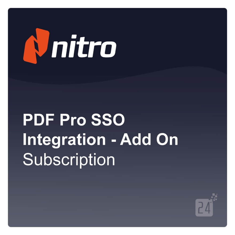 Nitro PDF Pro SSO Integration - Add On 3 Year Subscription per Year ESD ...
