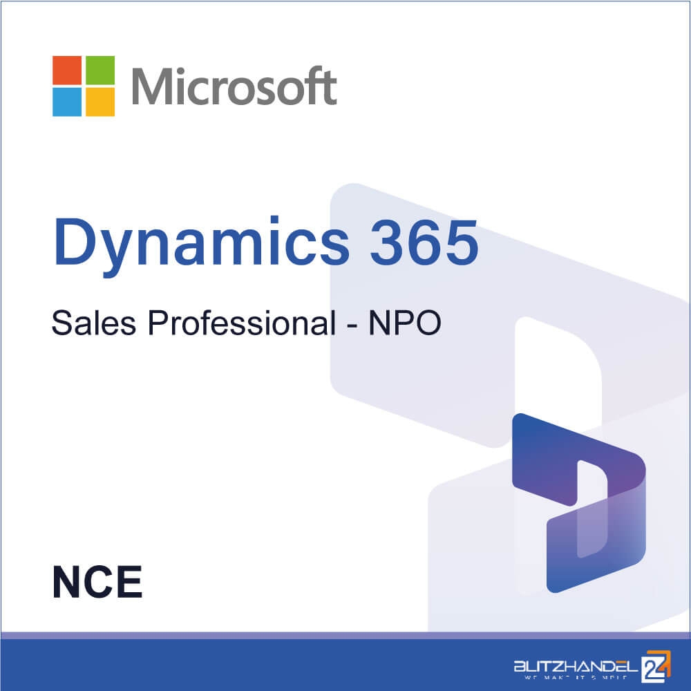 Microsoft Dynamics 365 Sales Professional - NPO (NCE)