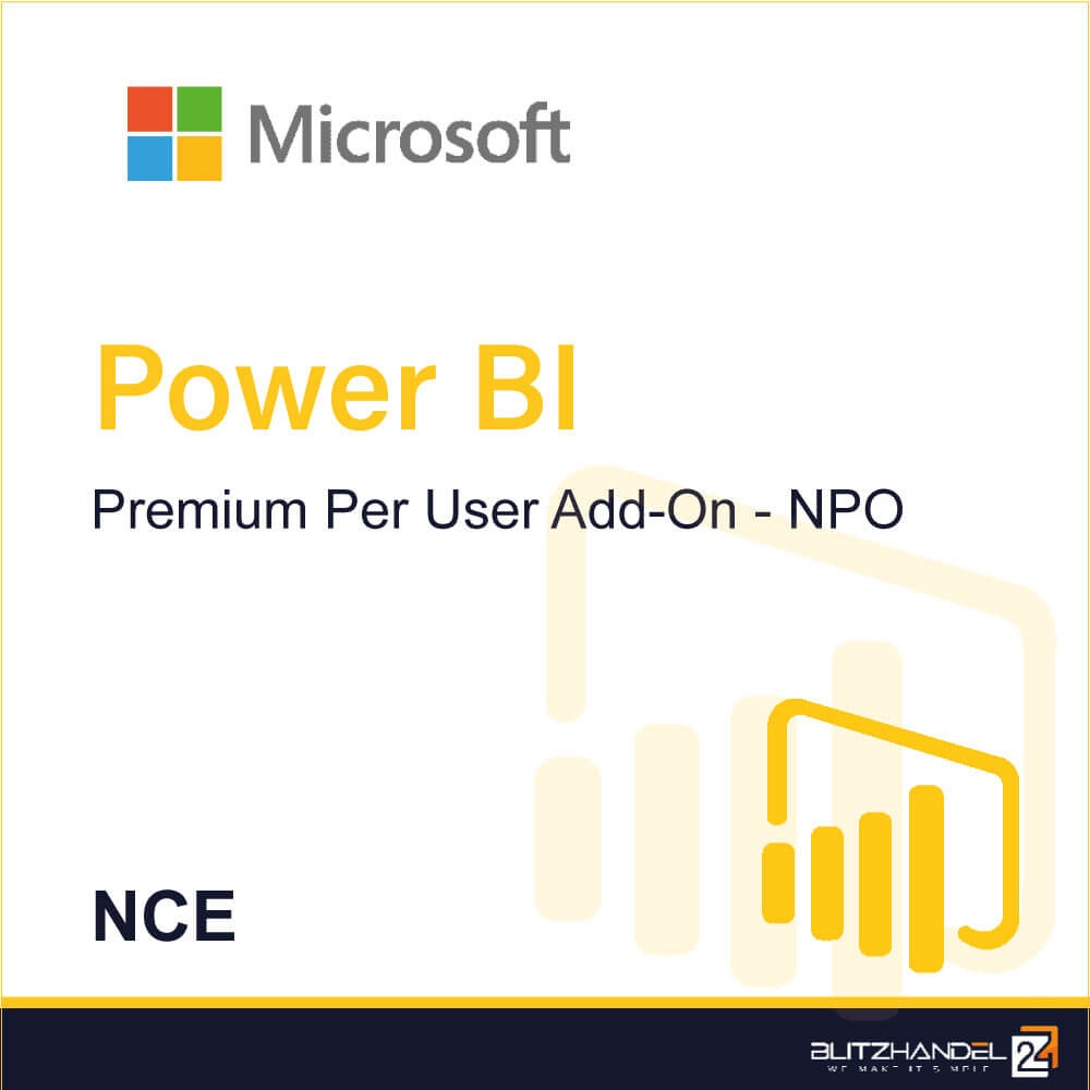 Microsoft Power BI Premium Per User Add-On - NPO (NCE)