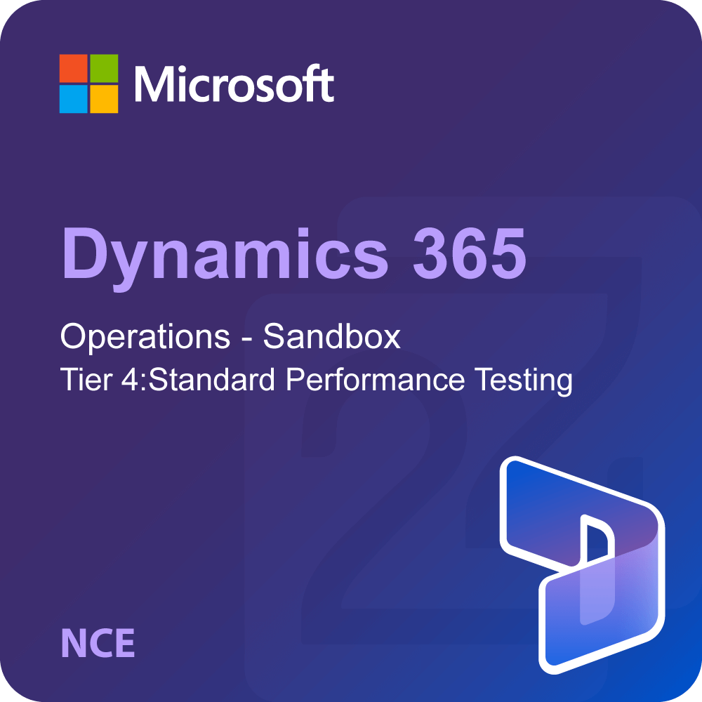 Microsoft Dynamics 365 Operations - Sandbox Tier 4:Standard Performance ...