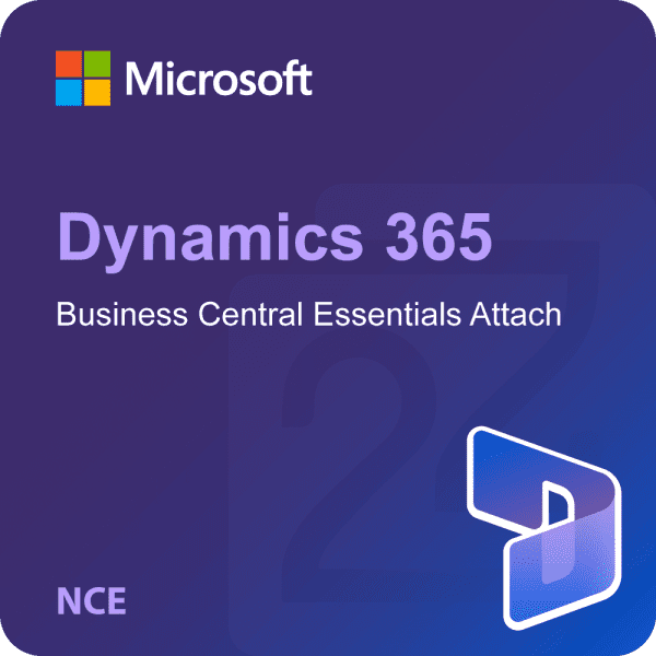 Microsoft Dynamics 365 Business Central Essentials Attach (NCE)