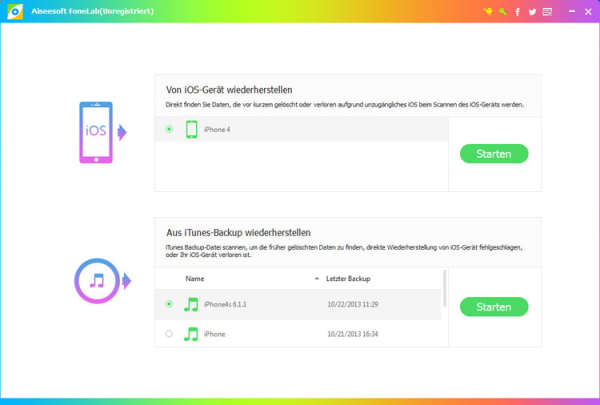 FoneLab - iPhone Data Recovery