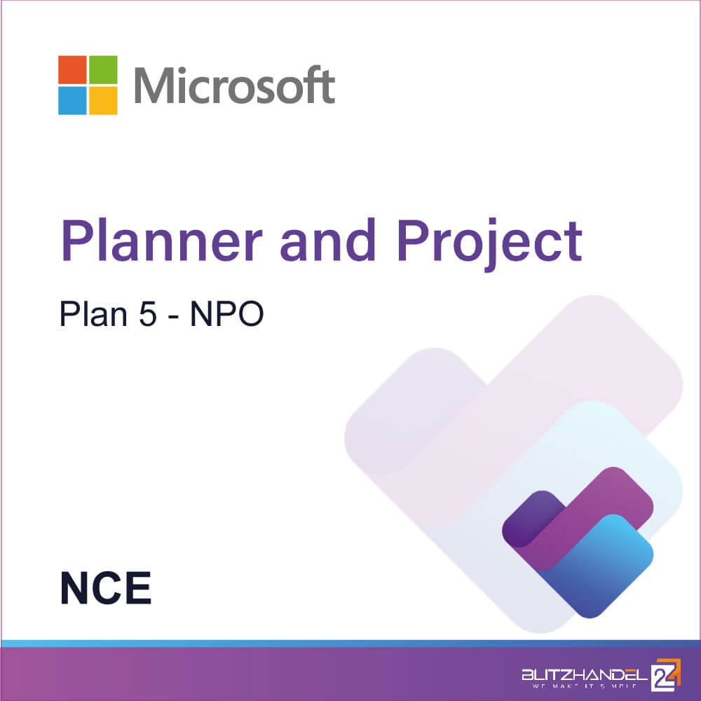 Microsoft Planner and Project Plan 5 - NPO (NCE)