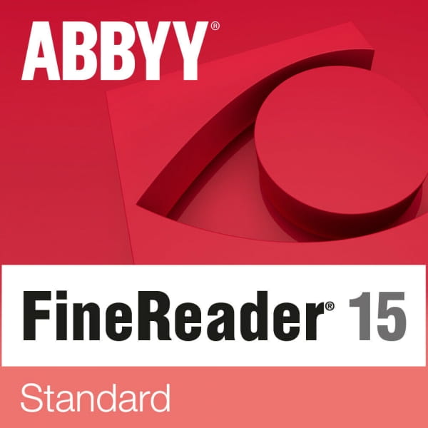 ABBYY FineReader 15 Standard, 1 User, WIN, Full Version, Download