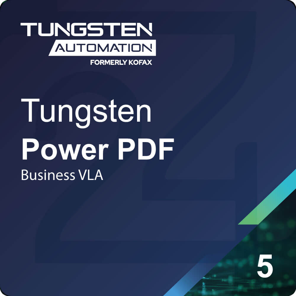 Tungsten Power PDF 5 Business VLA | Gouvernment (GOV) Neukauf 10000+ User