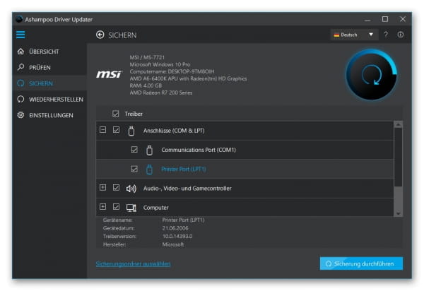 Ashampoo Driver Updater