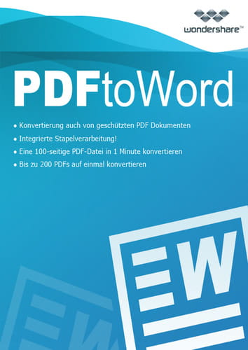 Wondershare PDF to Word Converter Win | Blitzhandel24 – Software and ...