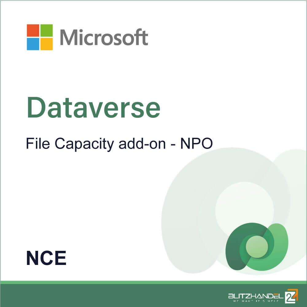 Microsoft Dataverse File Capacity add-on - NPO (NCE)