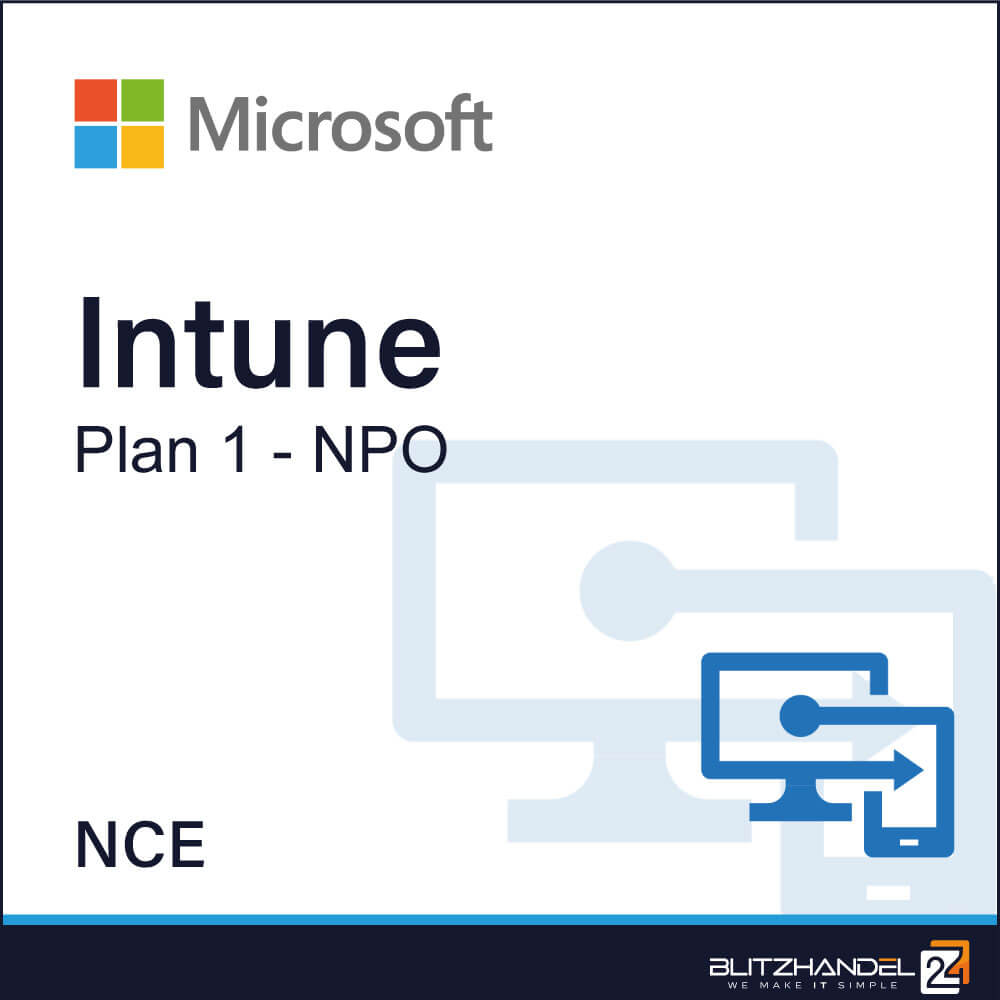 Microsoft Intune Plan 1 - NPO (NCE)