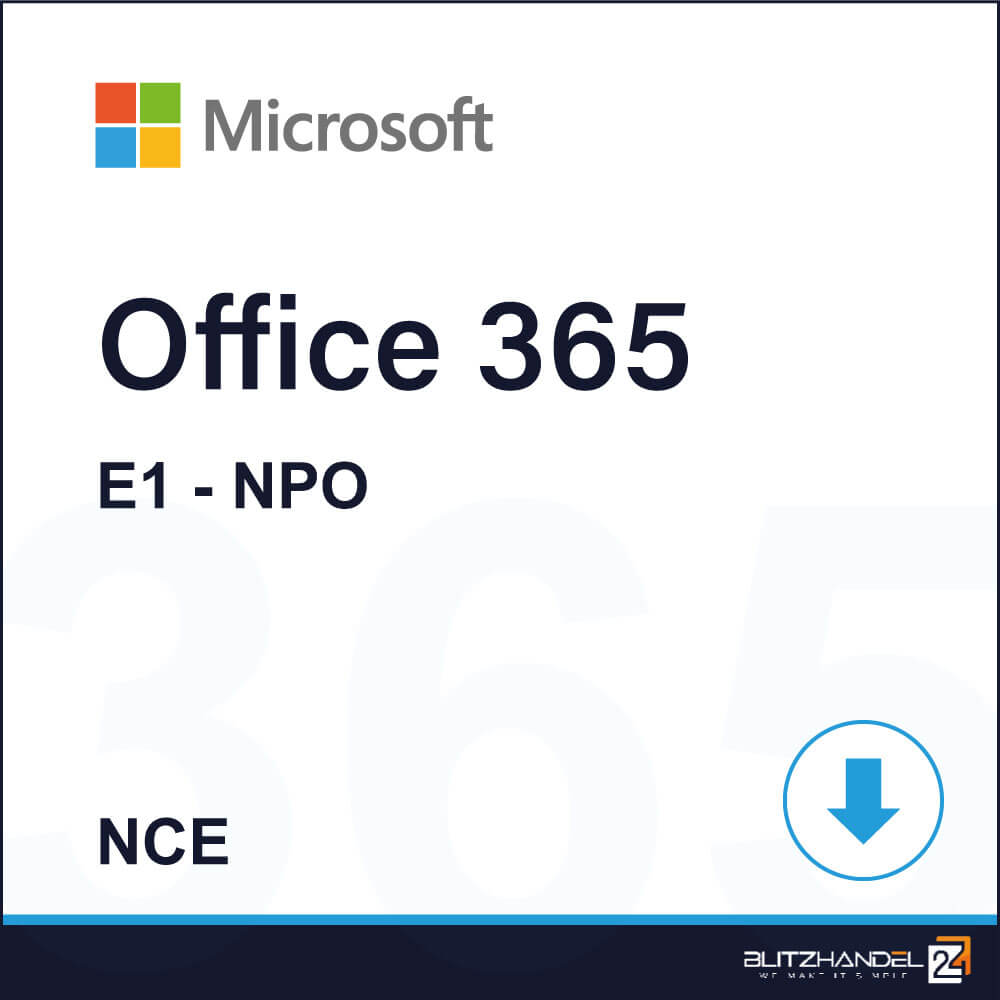Microsoft Office 365 E1 - NPO (NCE)
