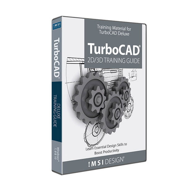 2D/3D Training TurboCAD Deluxe 2020, English