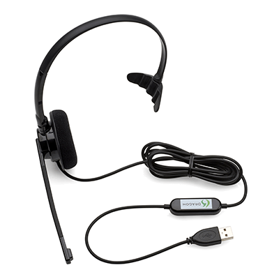 Nuance Dragon Monoaural USB Headset