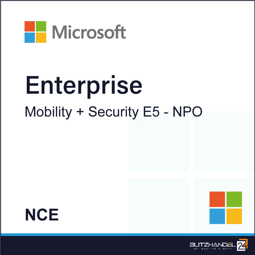 Microsoft Enterprise Mobility + Security E5 - NPO (NCE)