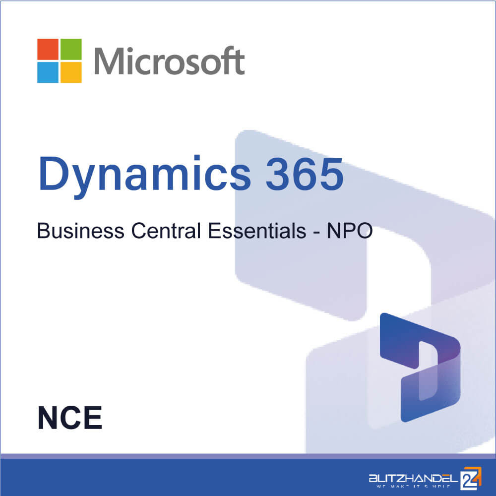 Microsoft Dynamics 365 Business Central Essentials - NPO (NCE)
