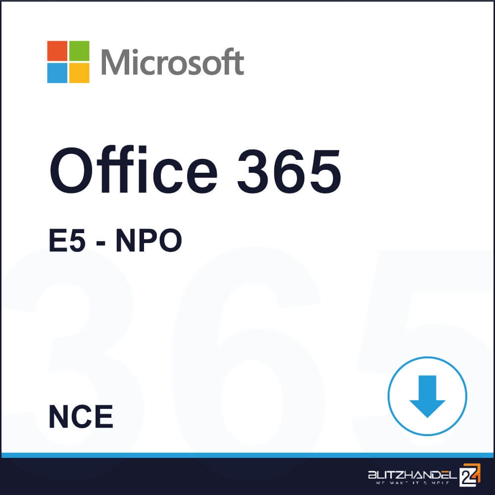 Microsoft Office 365 E5 - NPO (NCE)