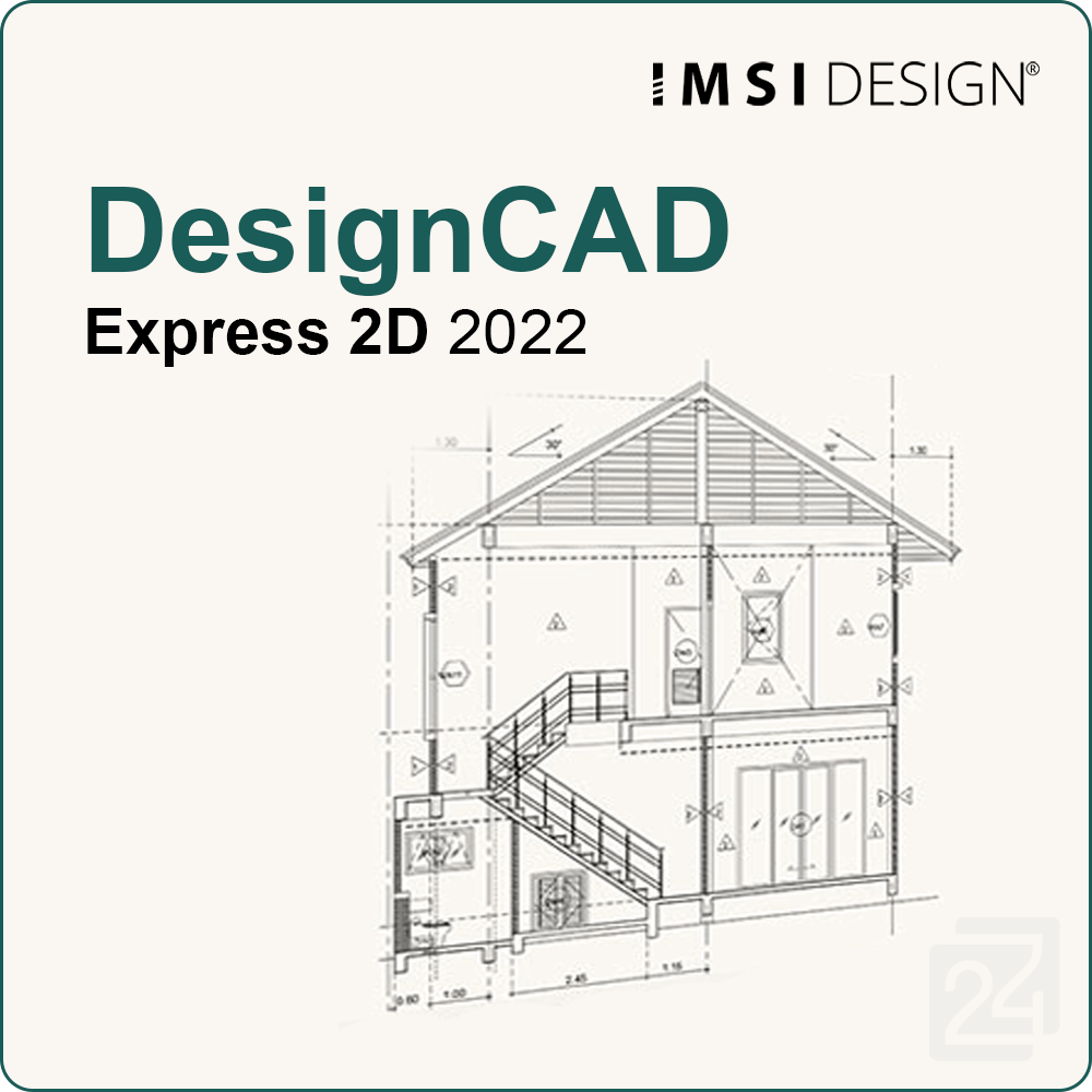 DesignCAD 2D Express 2022 | Blitzhandel24 - Software- en ...