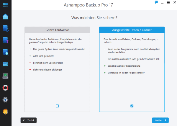 Ashampoo Backup Pro 17