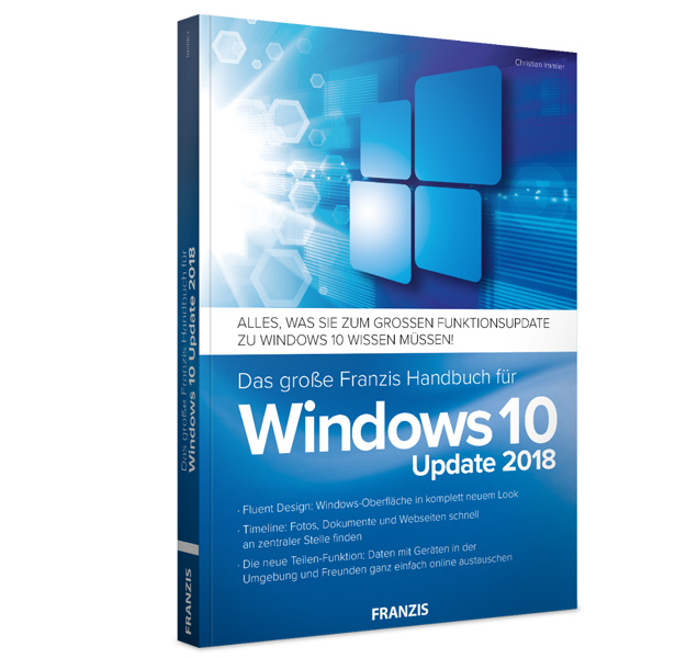 Franzis Das große Handbuch für Windows 10 Update 2018 | Blitzhandel24 – Software und Cloud ...